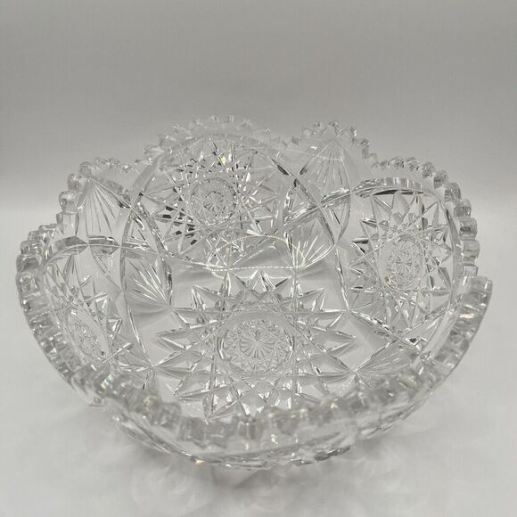 American Brillant | Accents | Antique Abp American Brilliant Cut Glass ...